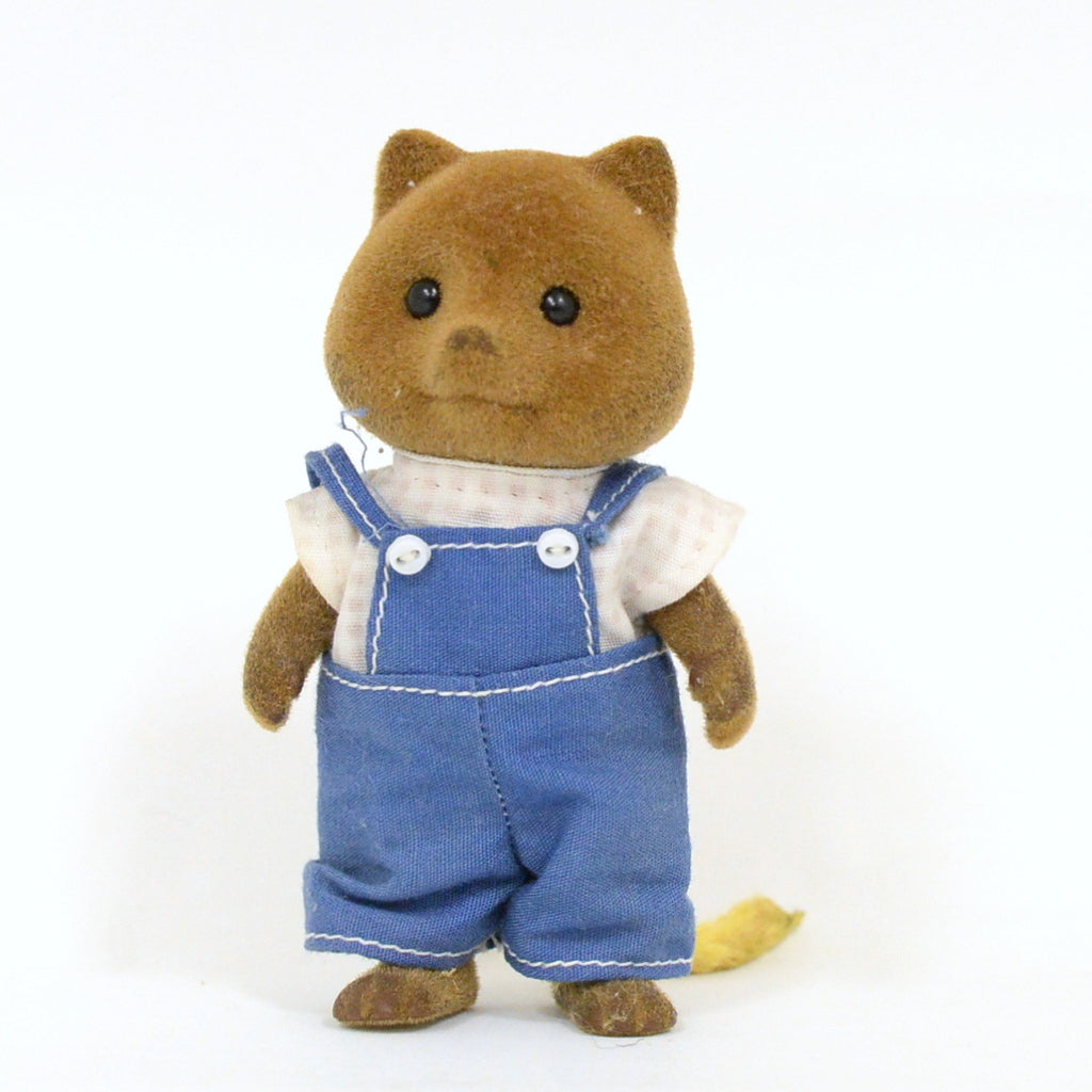 [Used] RACOON DOG FATHER 1986 Caliro Critters Epoch Japan Sylvanian ...