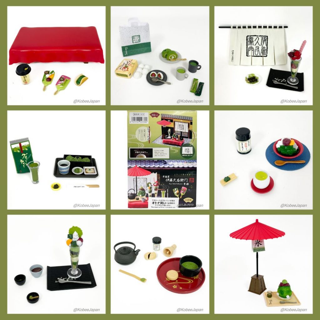 [Used] Re-ment KYOTO UJICHA ITOHKYUEMON COMPLETE SET 8 pack Re-ment