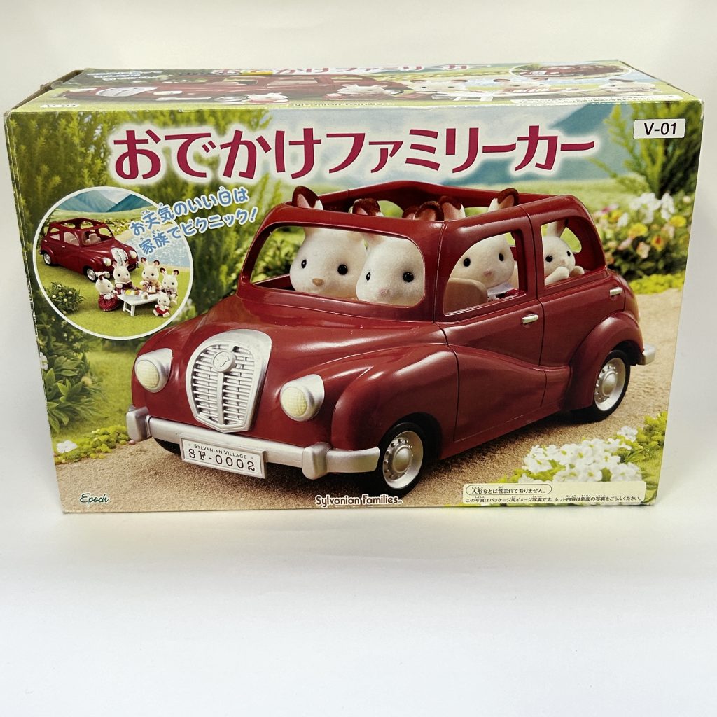 [Used] RED FAMILY CAR V-01 Epoch Sylvanian Families Calico Critters