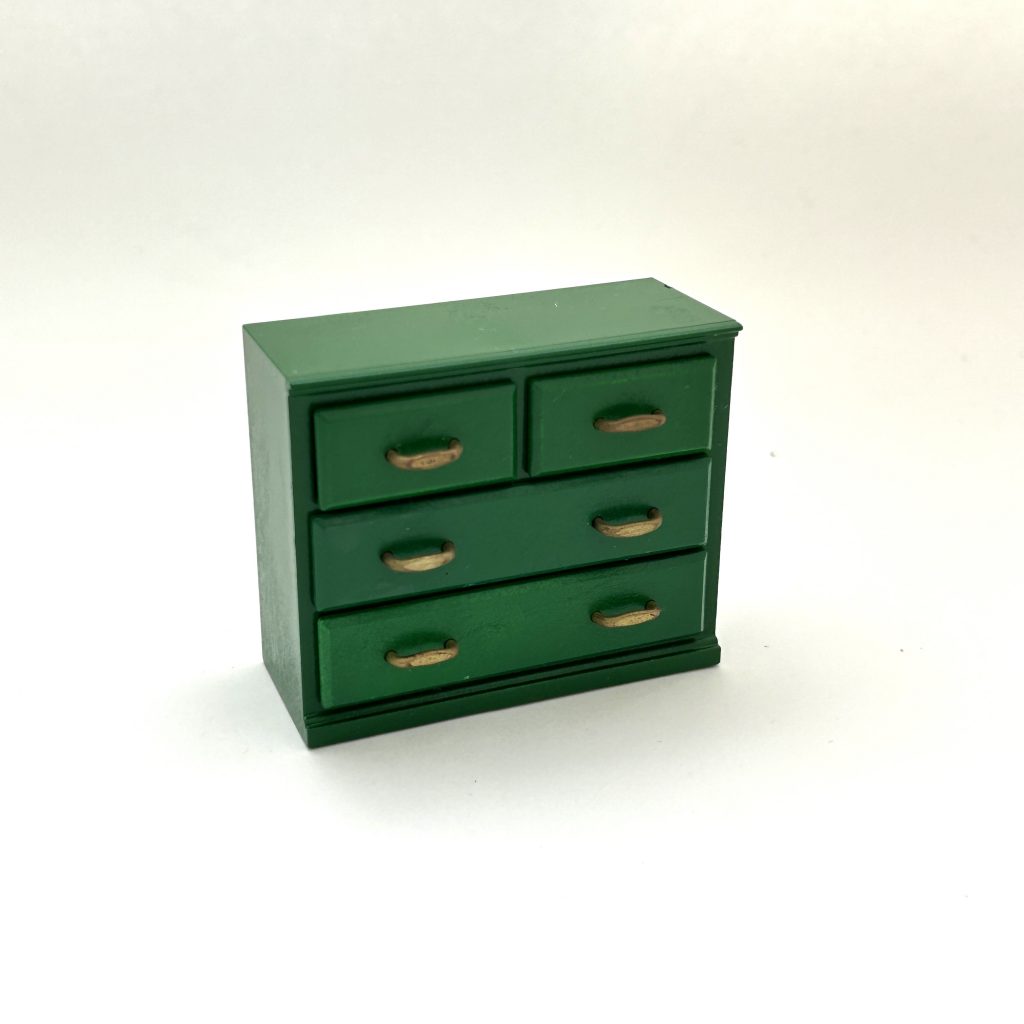 [Used] GREEN DRAWER SET Japan Epoch Sylvanian Families Calico Critters
