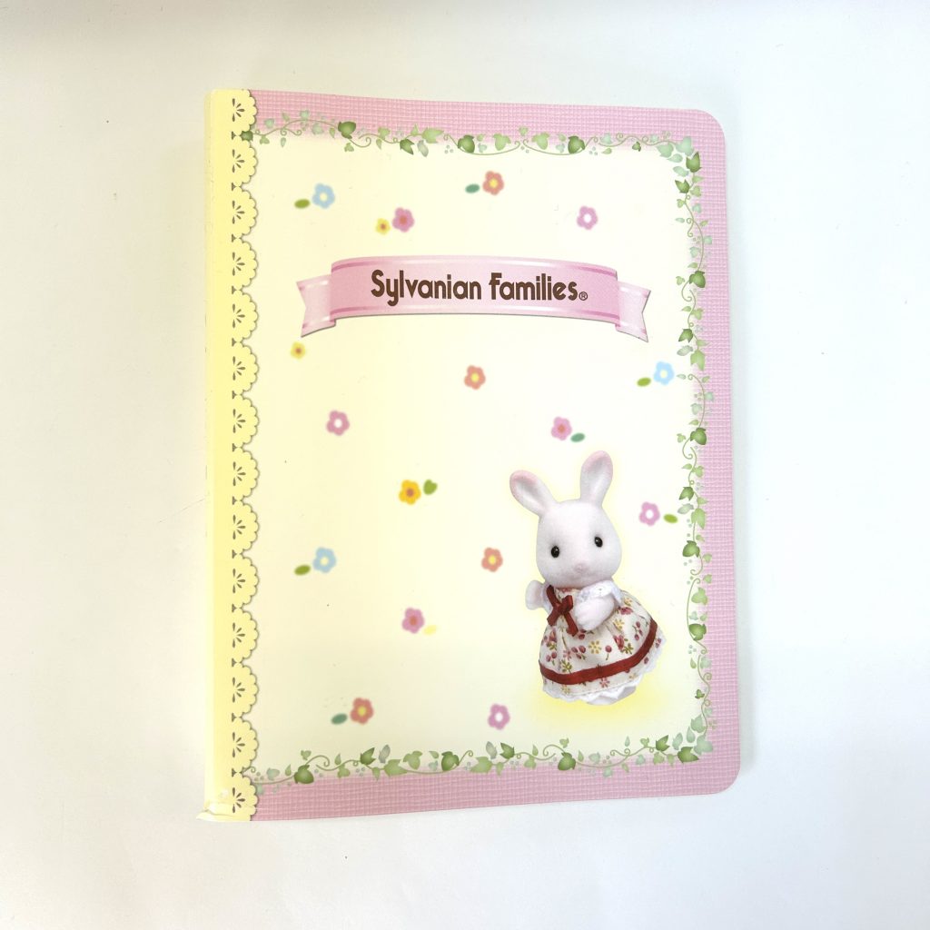 [Used] POCKET FOLDER PINK STRAWBERRY RABBIT GIRL Japan Sylvanian ...