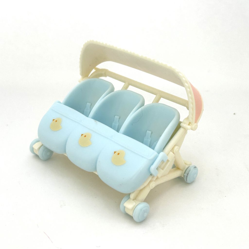 [Used] TRIPLE STROLLER PRAM PUSHCHAIR KA-217 2020 Sylvanian Families ...