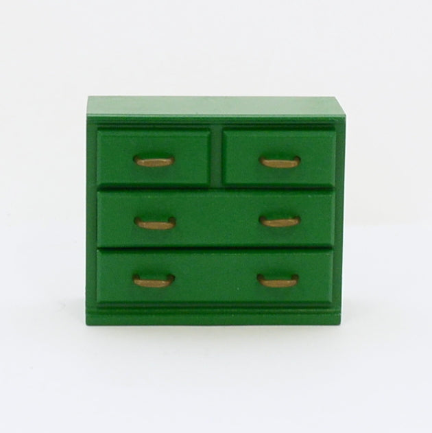 [Used] GREEN FURNITURE DRAWER Japan Sylvanian Families Calico Critters
